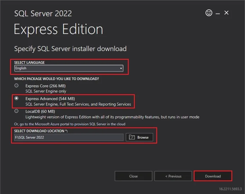 نصب SQL Server 2022 روی ویندوز سرور – پشتوار سرور
