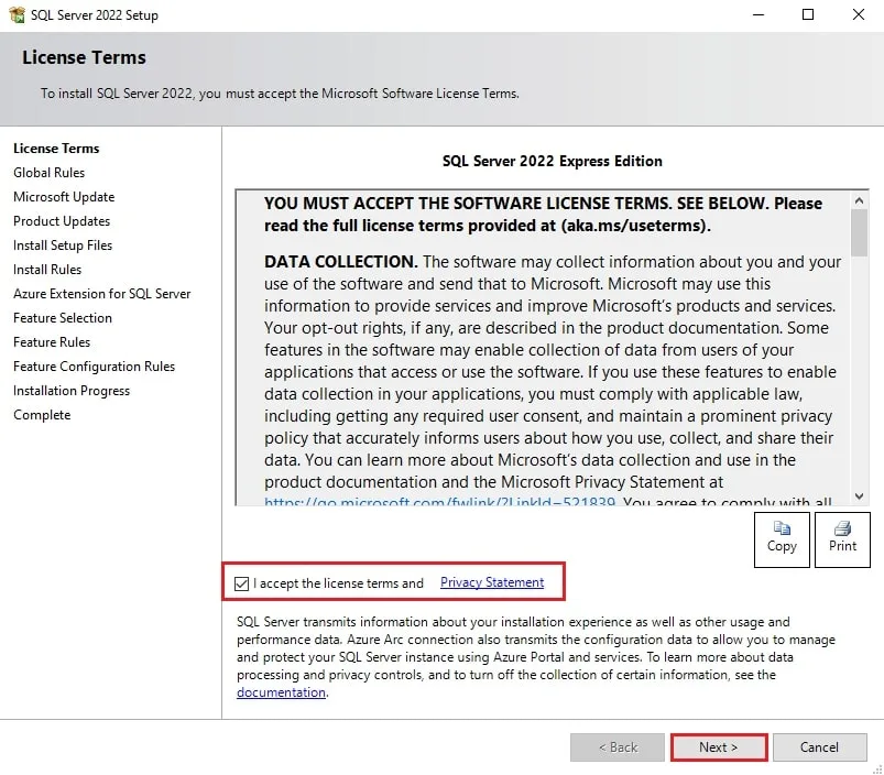 نصب SQL Server 2022 روی ویندوز سرور – پشتوار سرور