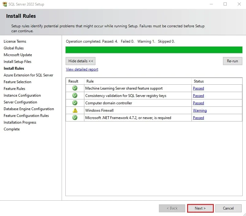 نصب SQL Server 2022 روی ویندوز سرور – پشتوار سرور